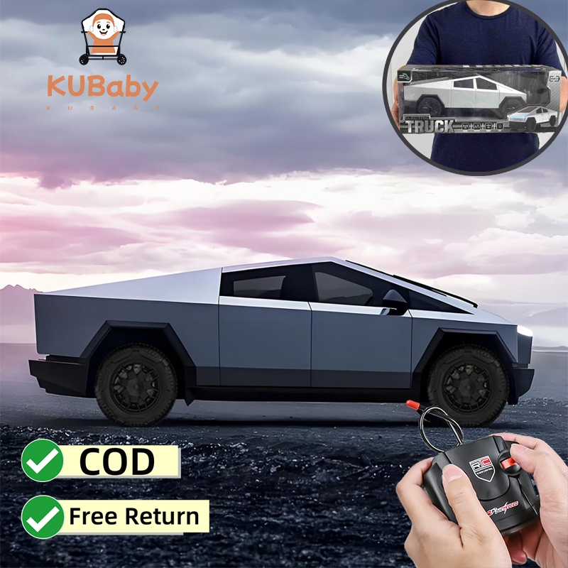 Jual Kuboy Mobil Remote Control Tesla CyberTruck 2.4Ghz 1:14 RC Mobil ...