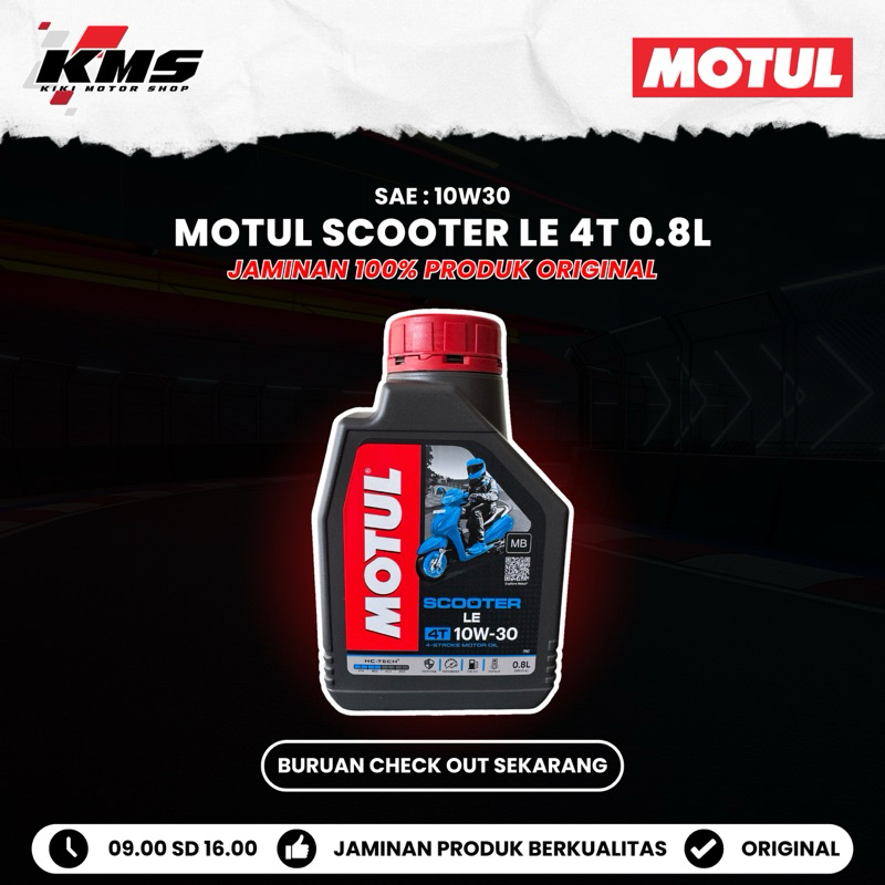 Jual OLI MOTUL SCOOTER LE 10W30 0,8L | Shopee Indonesia