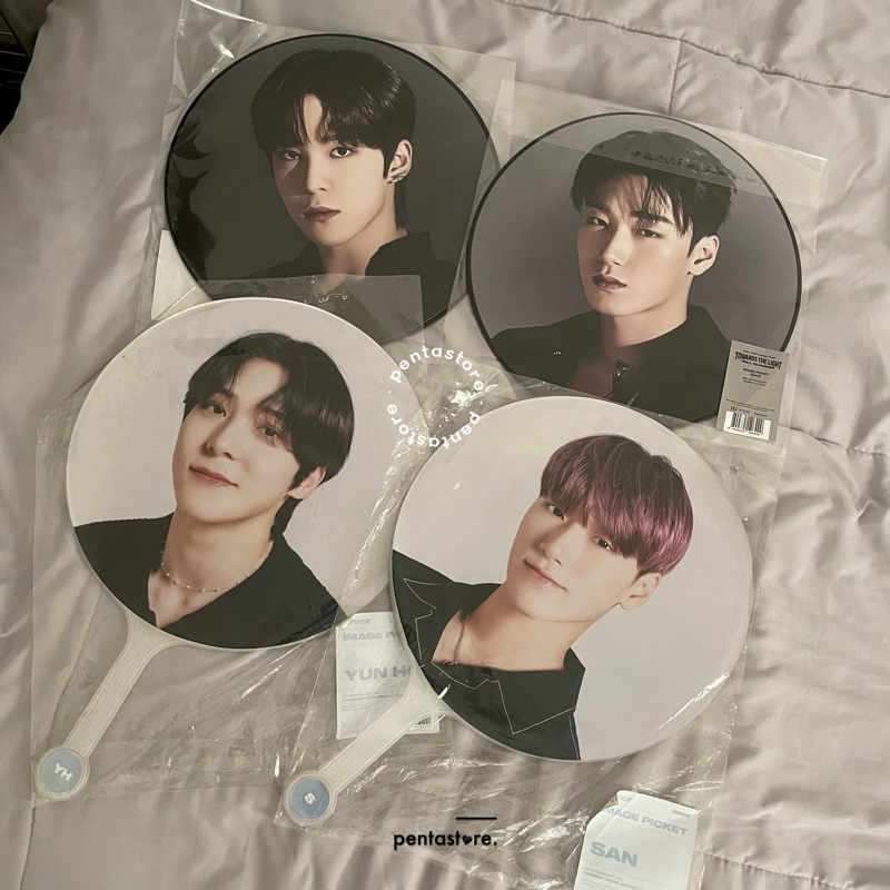Jual OFFICIAL | ATEEZ Image Picket Uchiwa Seasonal MD acrylic keyring ...