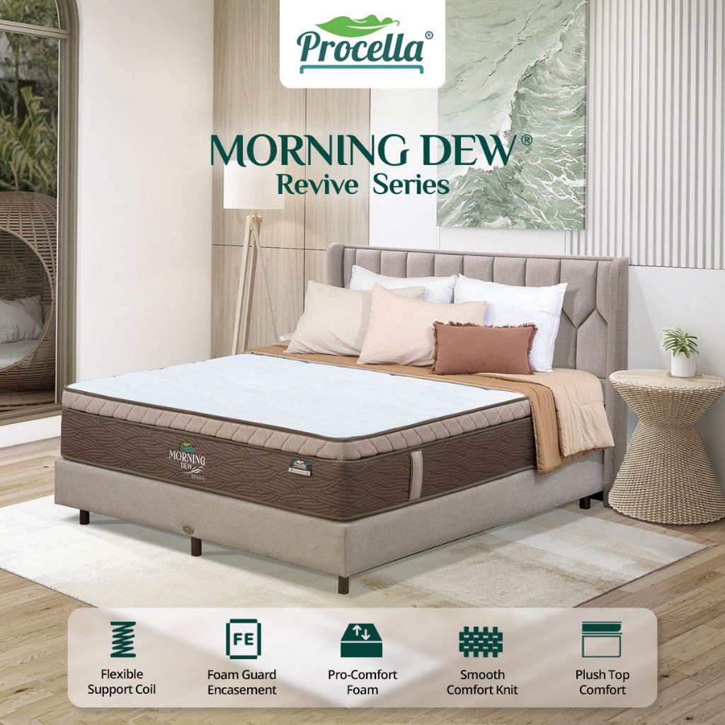 Jual Kasur Springbed Plushtop Pillowtop Morning Dew Procella Olympic ...