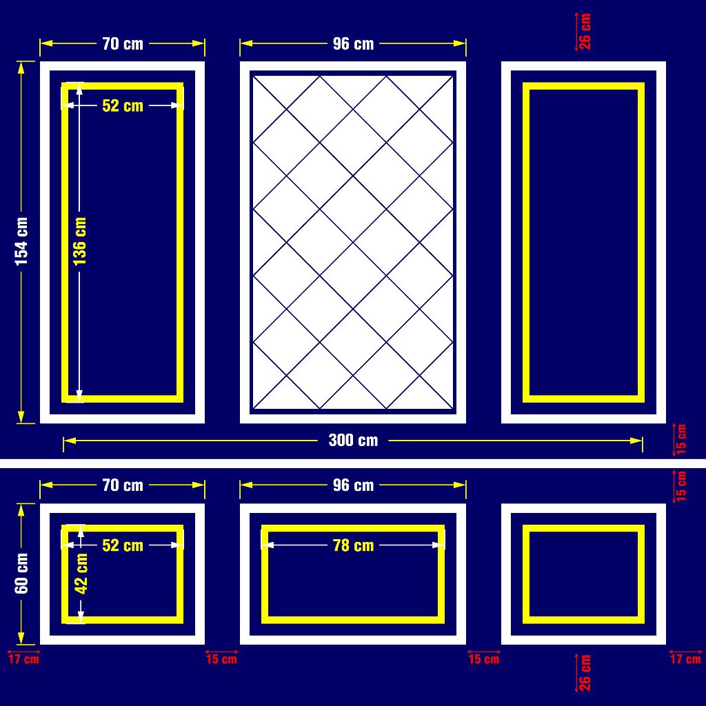 Jual Wall Moulding Dinding Lis Kayu Dekorasi Rumah Satu Paket Double ...