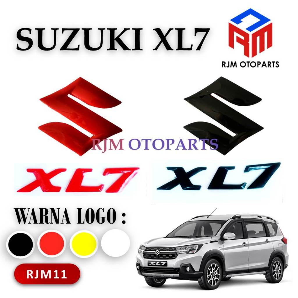 Jual EMBLEM MOBIL LOGO SUZUKI XL7 DEPAN BELAKANG, TULISAN XL7, VVT ...
