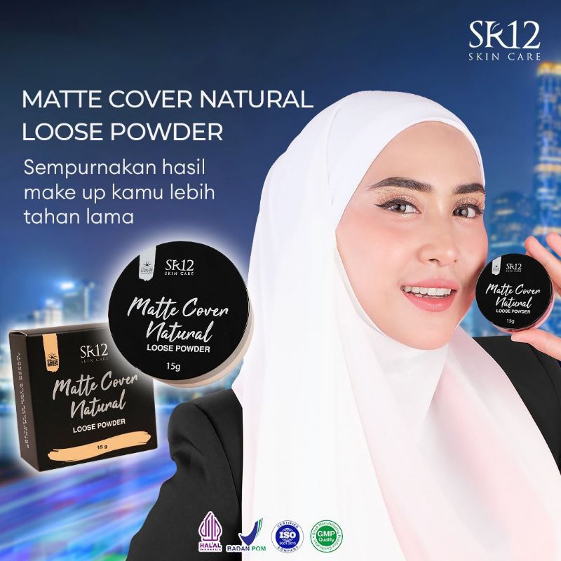 Jual Matte Cover Natural Loose Powder SR12 Membantu Melindungi Kulit ...