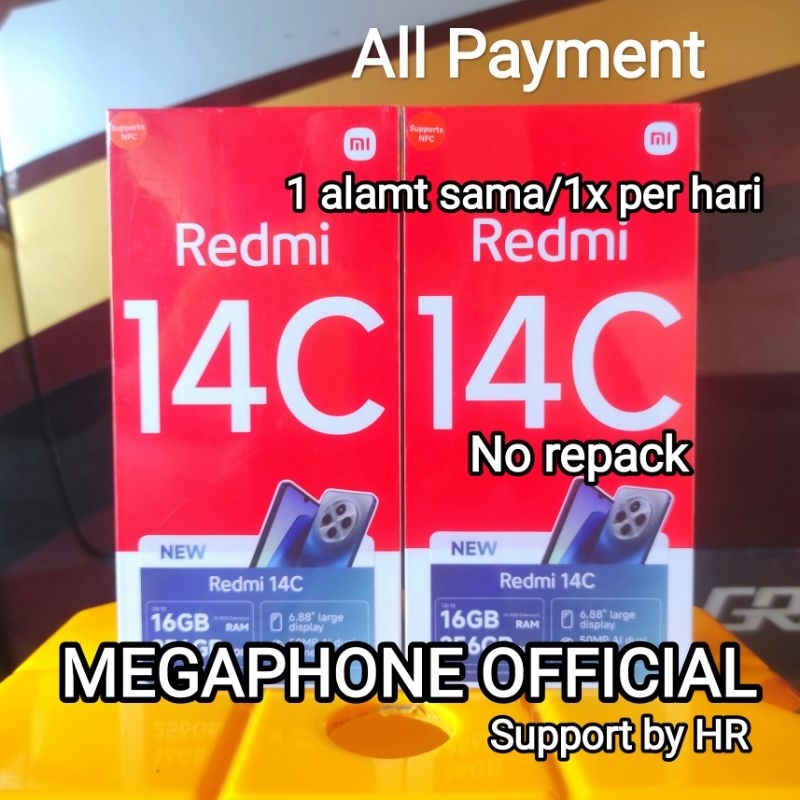 Jual Redmi 14c ram 6/128 Gb garansi resmi no repack | Shopee Indonesia