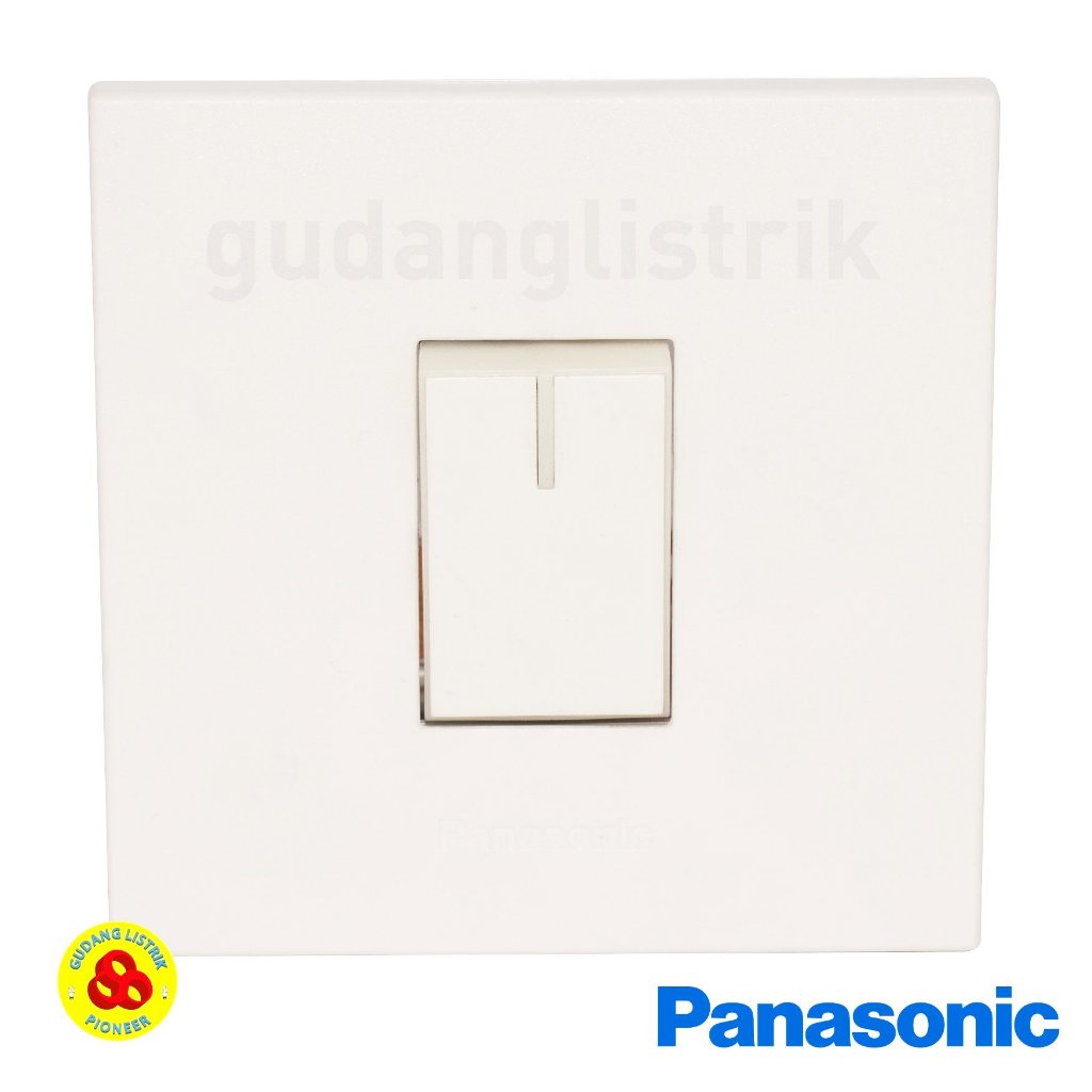 Jual Panasonic Saklar Engkel Hotel 1G WESJ78019 + WESJ5932 White Style ...