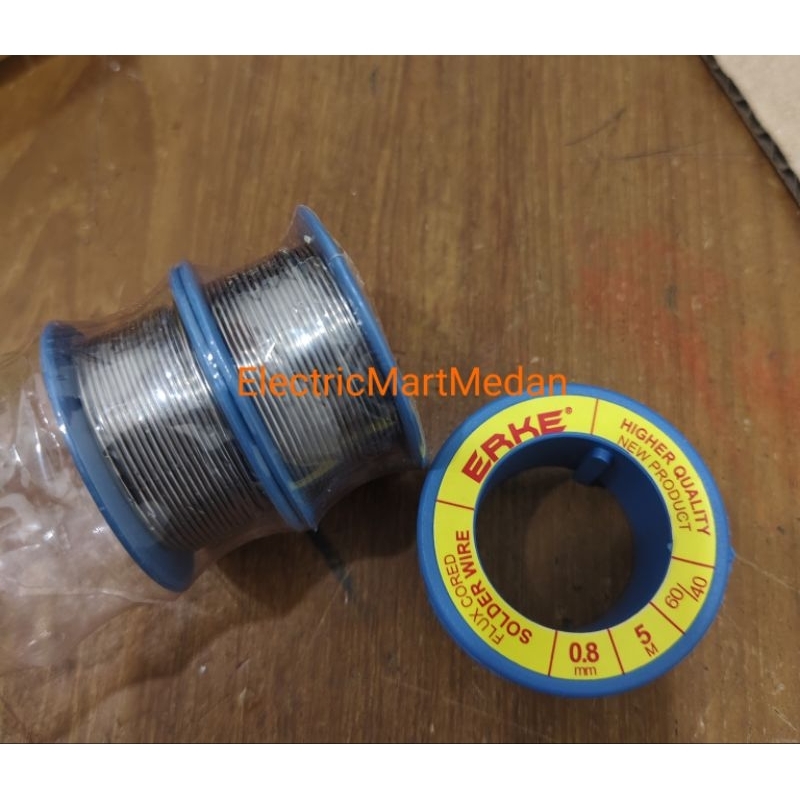 Jual Timah solder 5m diameter 0.8mm solder wire kawat solder 5meter ...