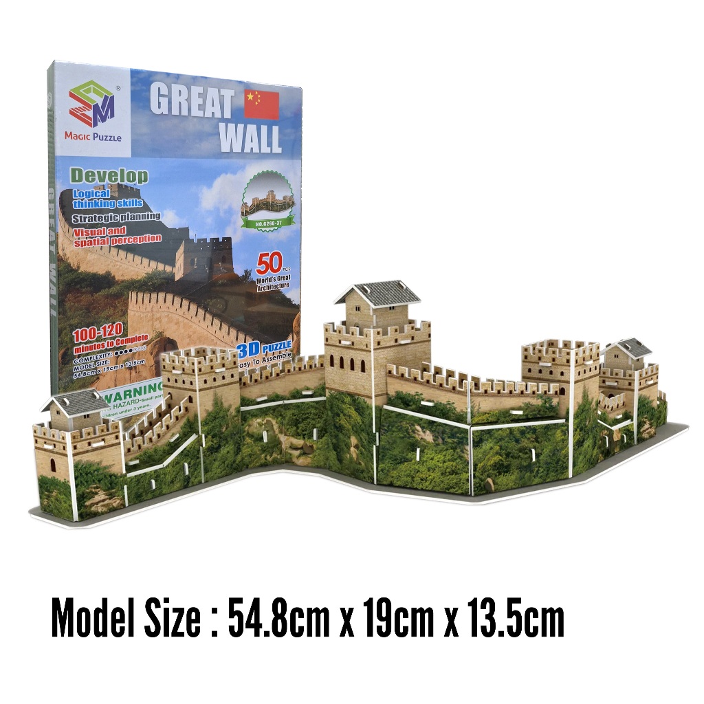 Jual GREAT WALL China - 3D Puzzle Tembok Cina - Pazel Bangunan ...