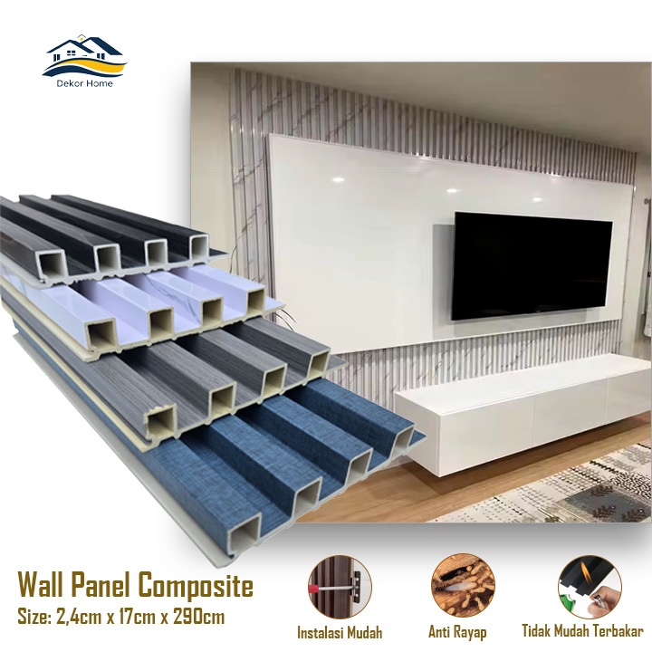 Jual Wood Panel WPC / Wall Panel PVC / Woodpanel Wallpanel Kisi Kisi Kayu / Panel Dinding Motif ...