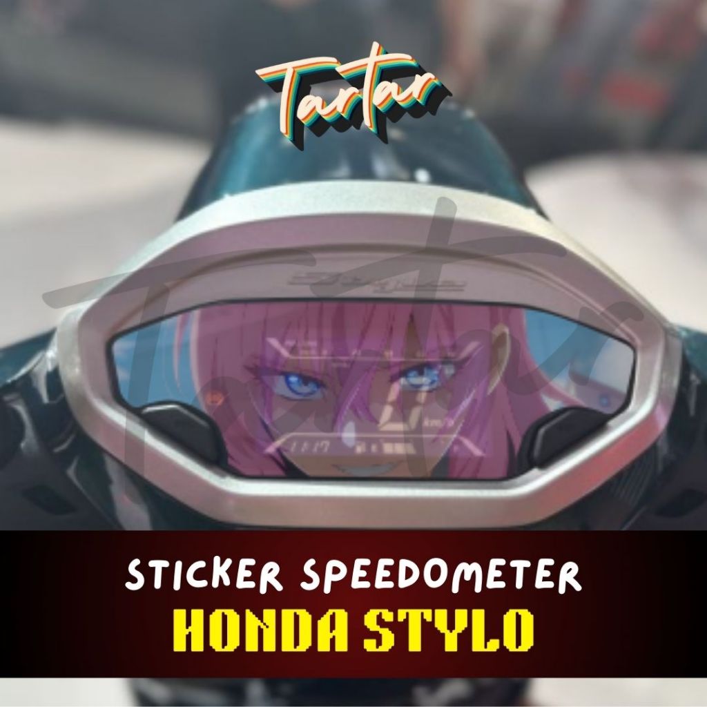 Jual Sticker Stiker Spido / Speedometer Transparant Anime Honda Stylo ...