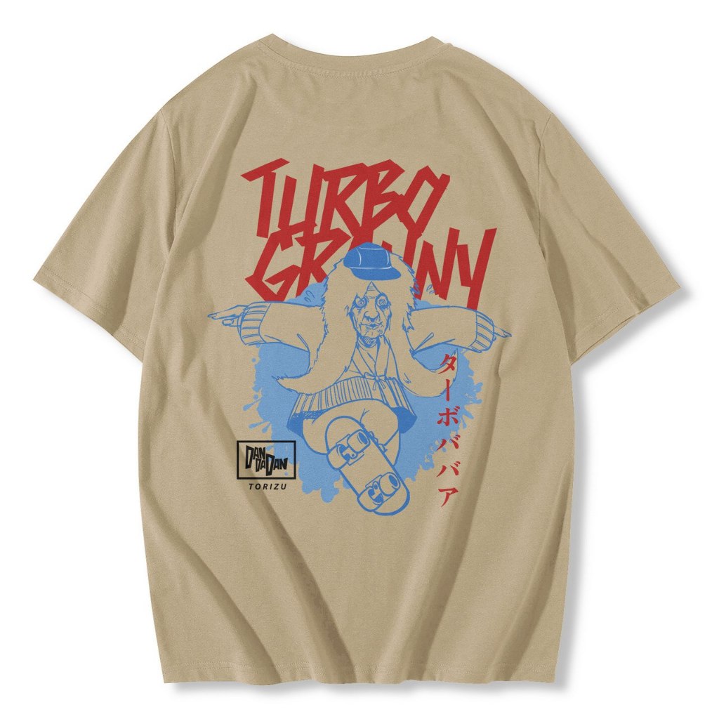 Jual Kaos Dandadan Turbo no Baba Skate Tshirt Ghost Yokai Tābo Babā ...