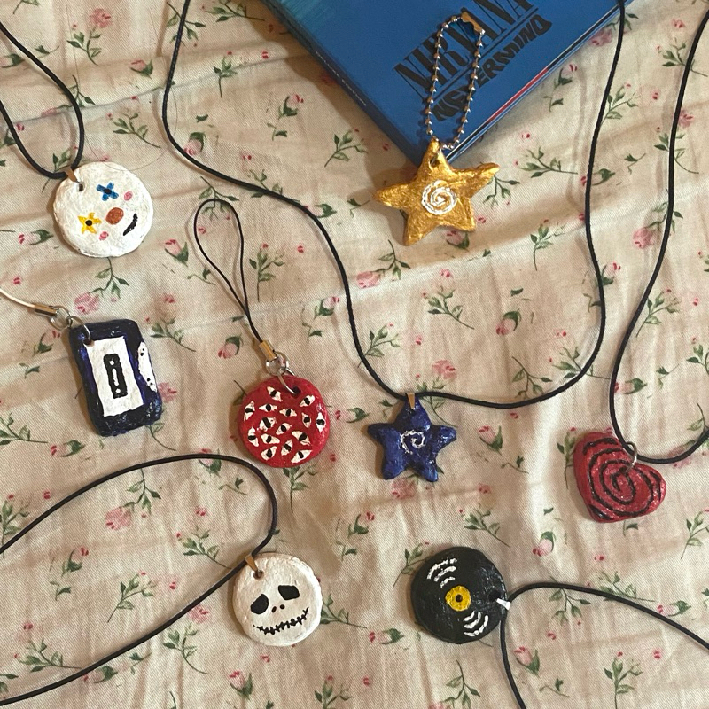 Jual necklace mall goth clay keychain gantungan kunci ballchain ...