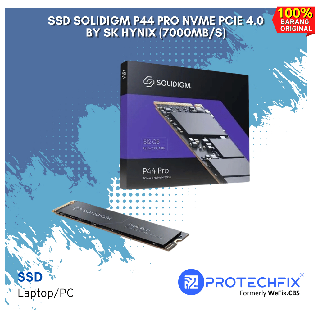 Jual SSD SOLIDIGM P44 Pro NVME PCIE 4.0 by SK Hynix (7000MB/s) | Shopee ...