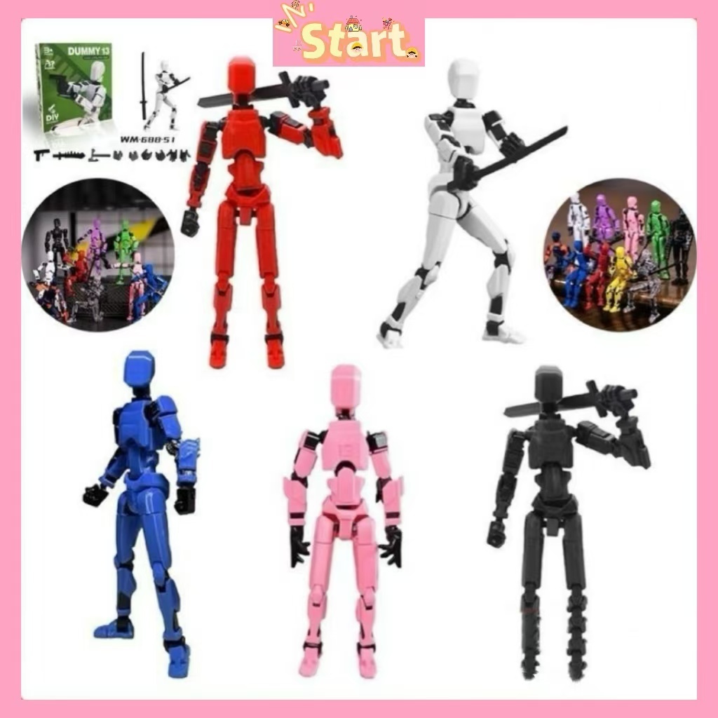 Jual Mainan Dummy Action Figure 13 Pergeseran Bentuk Bergerak Multi ...