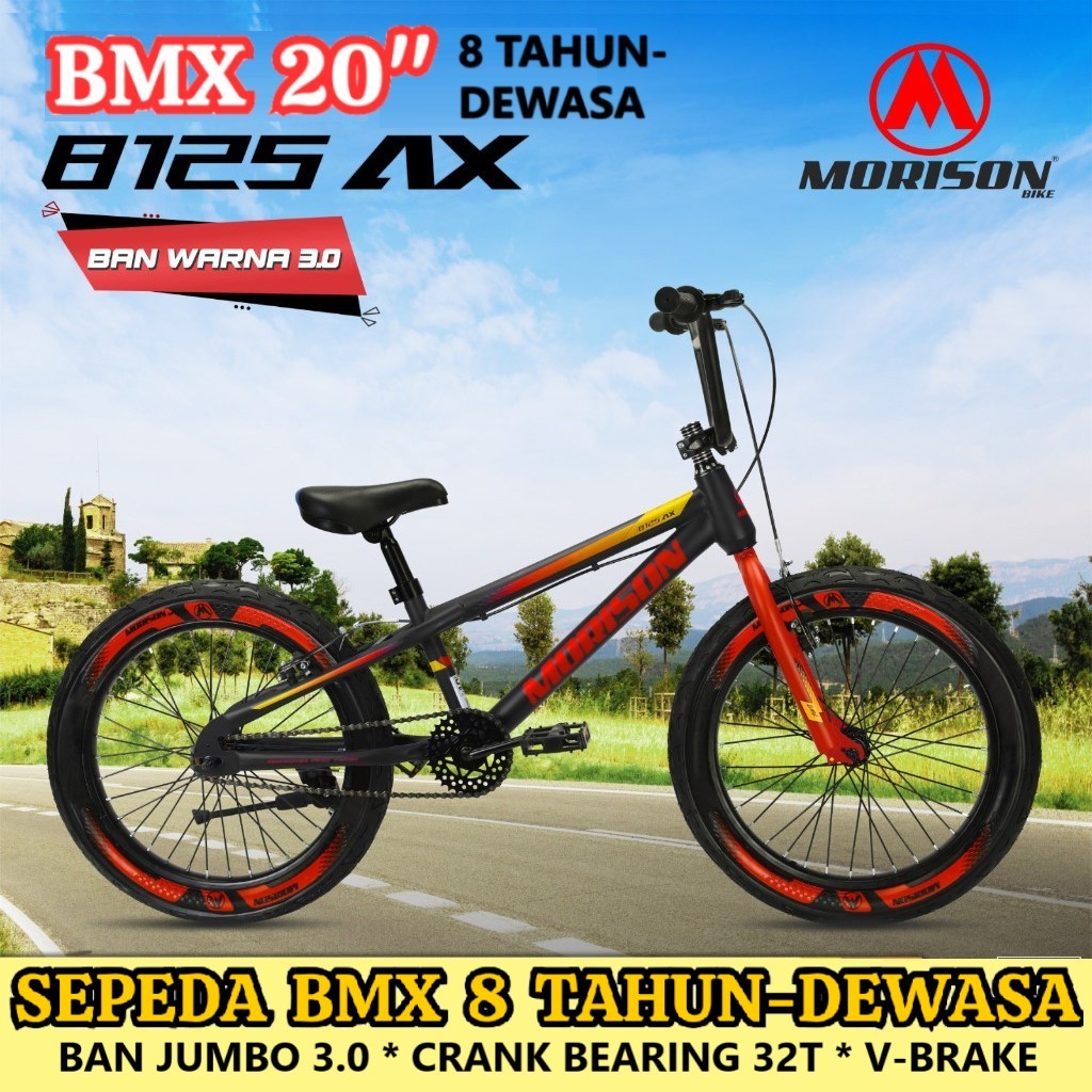 Jual Sepeda BMX Morison MS8125AX 2.40 Fatbike Remaja-Dewasa Fat Tire 20 ...