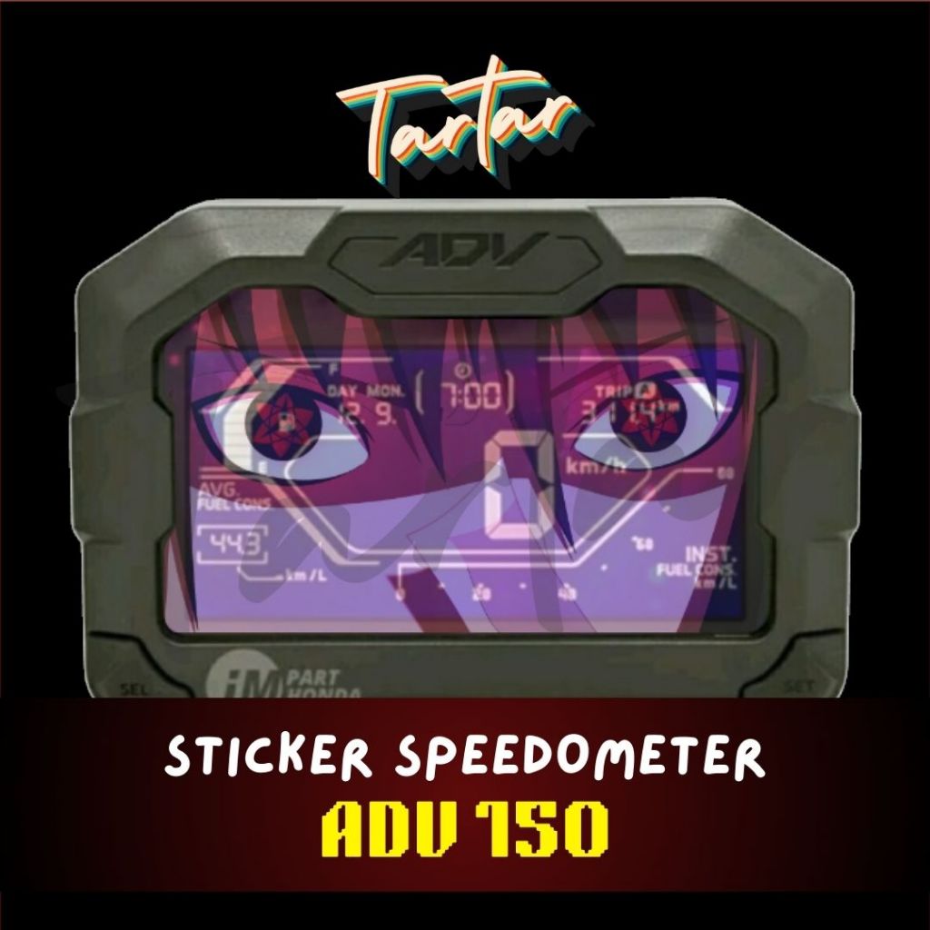 Jual Sticker Stiker Spido / Speedometer Transparant Anime Honda ADV 150 ...