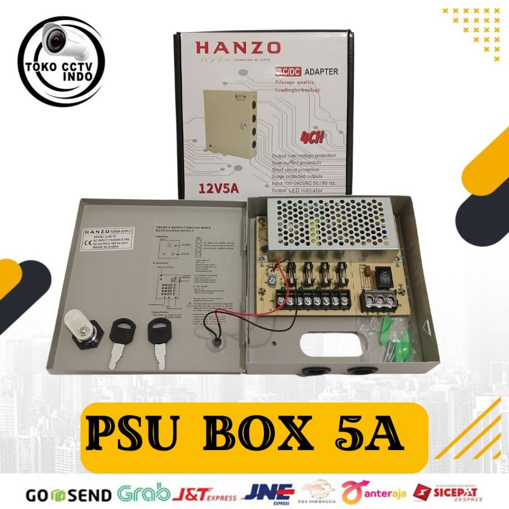Jual TCI - PSU Power Supply Box 12V 5A | Shopee Indonesia