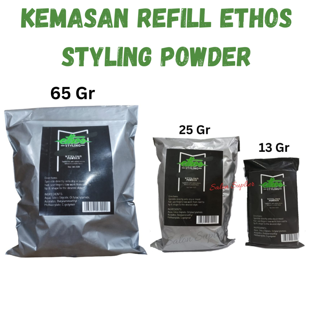 Jual (BISA COD) HAIR POWDER STYLING DUST | BUBUK BEDAK RAMBUT ETHOS ...
