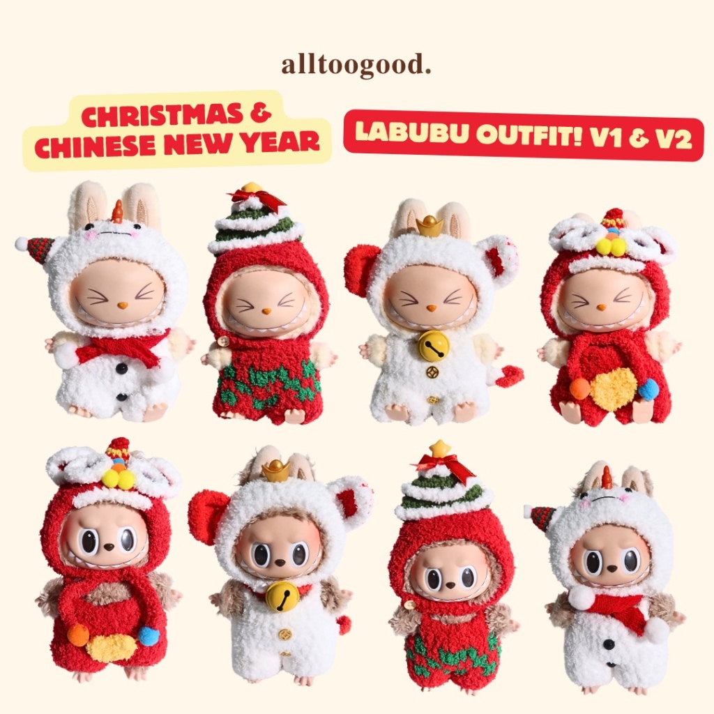 Jual alltoogood READY STOCK BAJU LABUBU V1 V2 PREMIUM - LABUBU OUTFIT ...