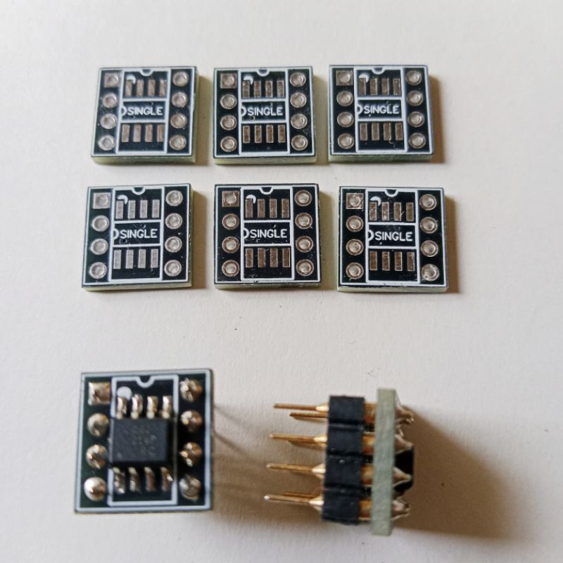 Jual PCB SOIC TO DIP SINGLE TO DUAL OPAMP SMD | Shopee Indonesia