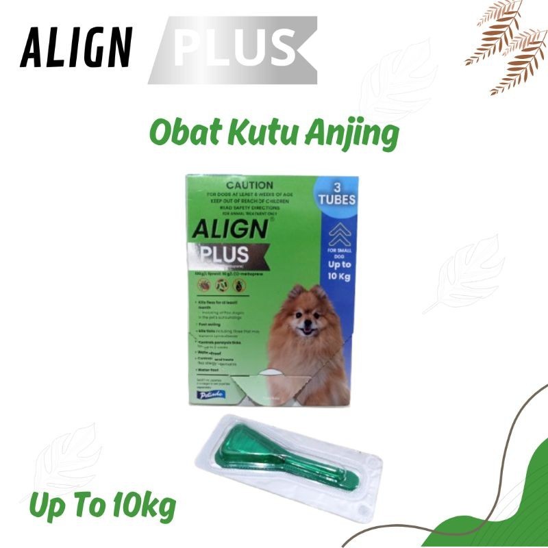 Jual Align Plus For Small Dog Up to 10kg Obat Kutu Anjing ( Harga Per 1 ...