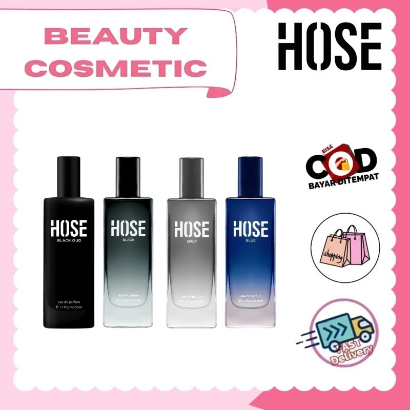 Jual HOSE Eau De Parfum Black + EDP Blue + EDP Grey | Shopee Indonesia