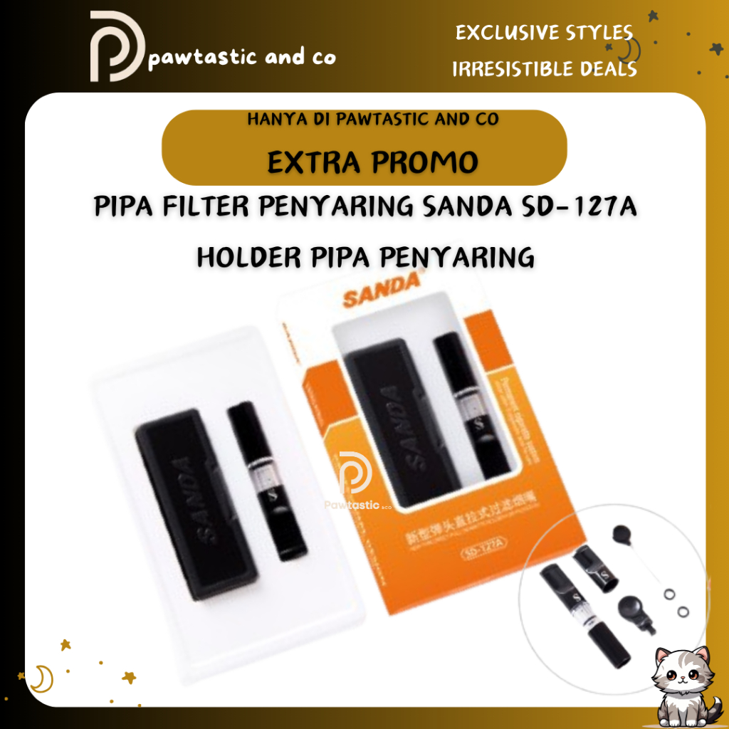 Jual Pipa Filter Penyaring SANDA SD-127A Holder Pipa Penyaring (pawtastic and co) | Shopee Indonesia
