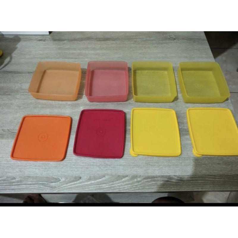 Jual Tupperware Mini Square Away | Shopee Indonesia