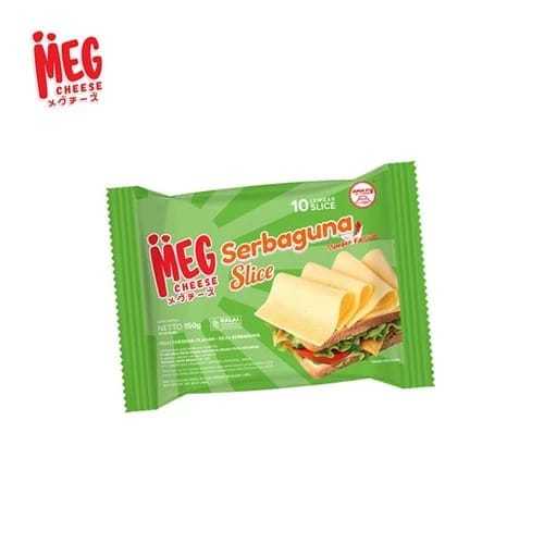 Jual MEG Keju Serbaguna Slice 10 slices/meg keju lembaran isi 10pcs ...