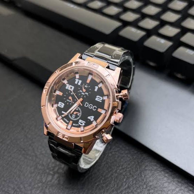 Jual Jam Tangan Pria Stainless Gold Rantai Digital Original | Shopee ...