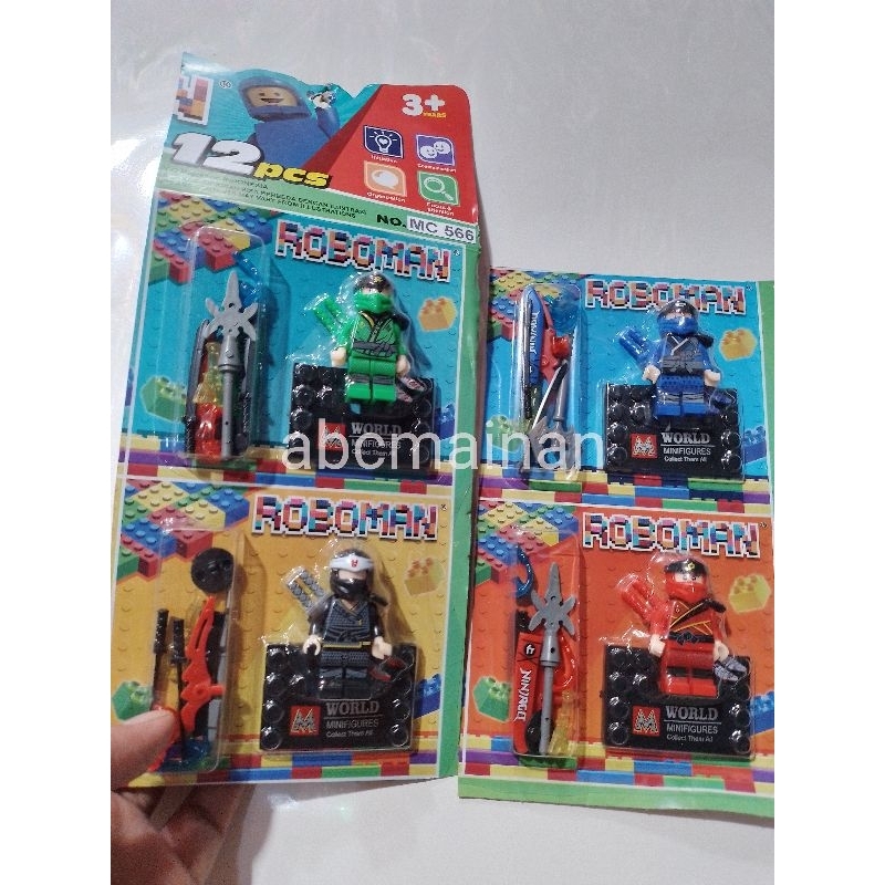 Jual 4 PCS ROBOMAN NINJA WARIOR | Shopee Indonesia