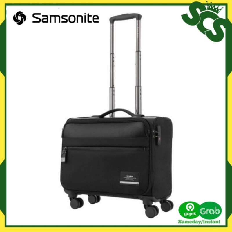 Jual SAMSONITE Vestor Spinner Rolling Tote 18 Inch Koper Pilot Small Cabin | Shopee Indonesia