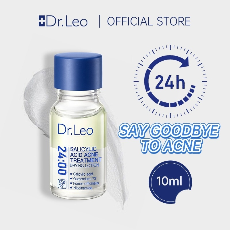 Jual [Louisse Scarlett Approved] Dr.Leo - Acne Serum Wajah [Free Cutton Swab] 24h Overnight ...