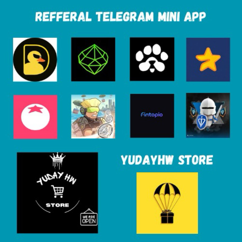 Jual Jasa Reff/Refferal Telegram Mini App Dijamin masuk 100% | Shopee ...
