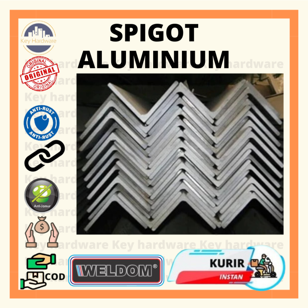Jual Spigot Aluminium 14 x 27mm Panjang 6 Meter. Gratis Potong | Shopee ...