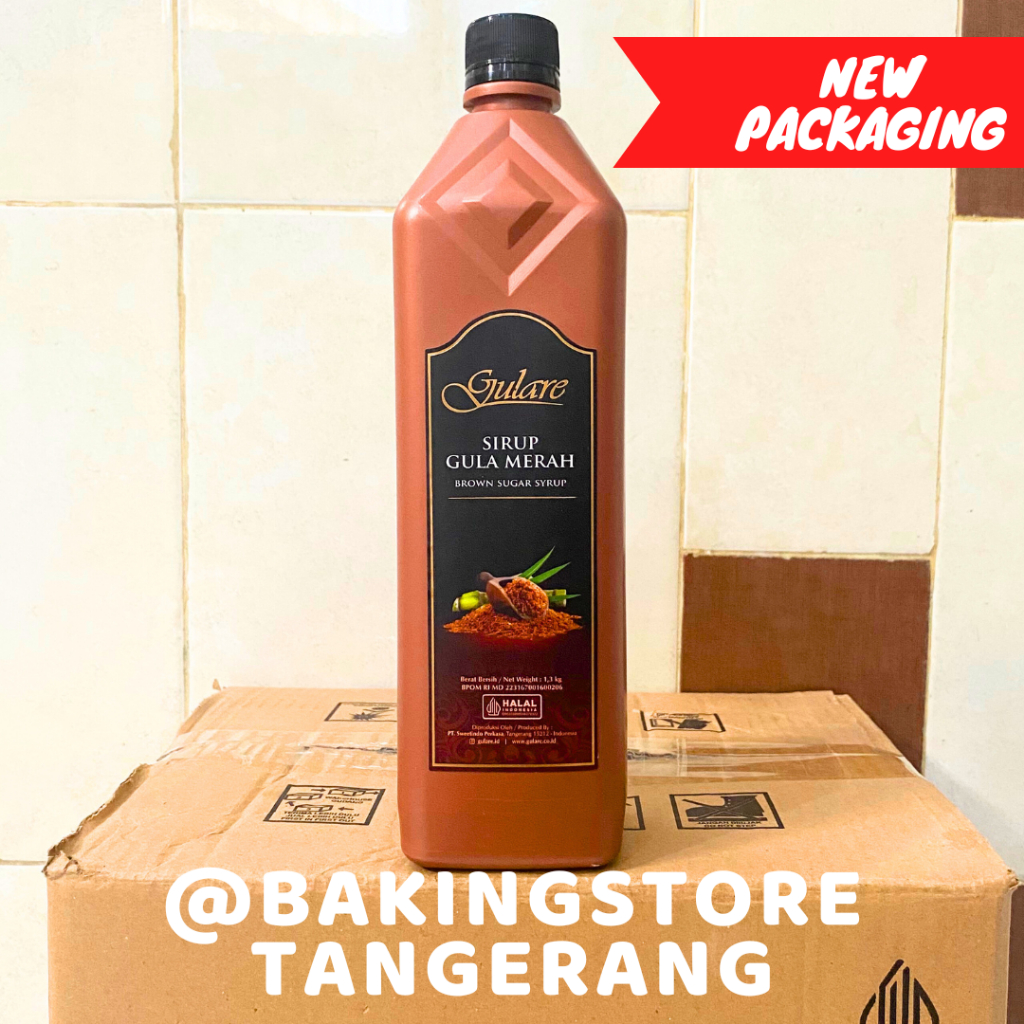 Jual Brown Sugar Syrup Gulare - Sirup Gula Merah Cair 1,3 Kg | Shopee ...