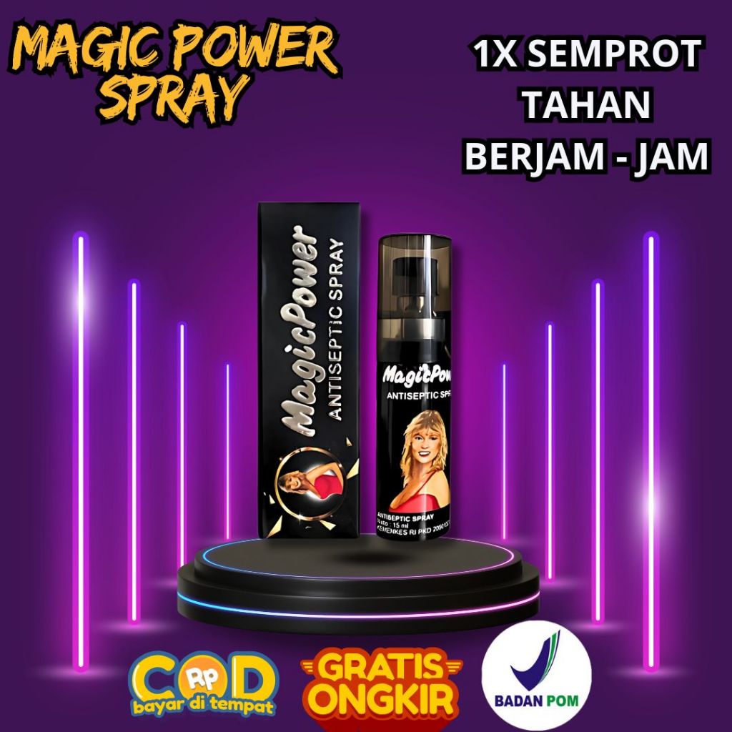Jual Magic Power Spray - 15 mL (Antiseptic Spray) Pria Tahan Lama ...