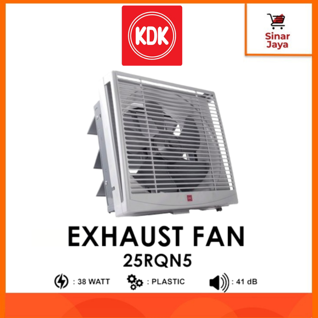 Jual KDK 25-RQN5 Wall Exhaust Fan Dinding / Heksos 10 Inch | Shopee ...