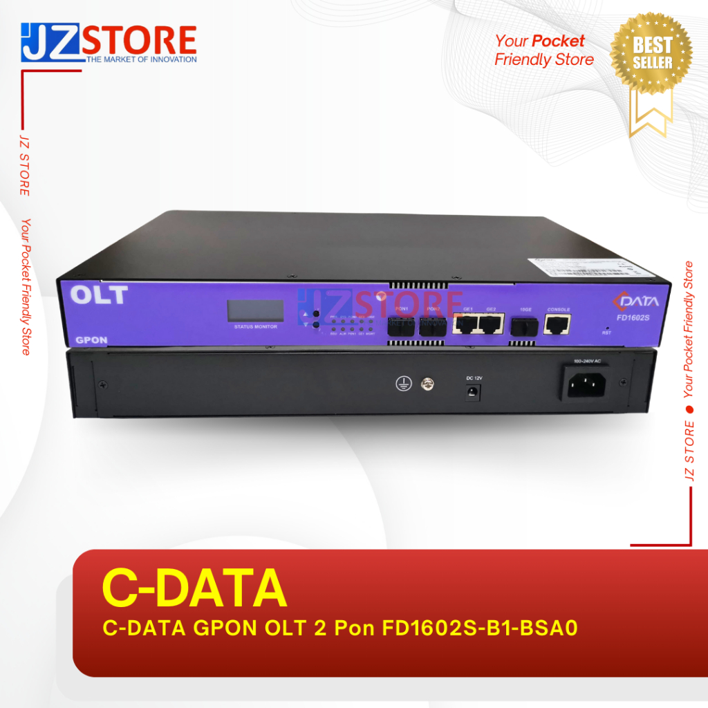 Jual C-DATA GPON OLT 2 Pon FD1602S-B1-BSA0 | Shopee Indonesia