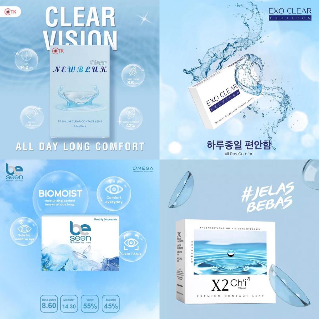 Jual Aneka Varian SOFTLENS CLEAR BENING / Exo Clear / Be Seen Bio Moist ...