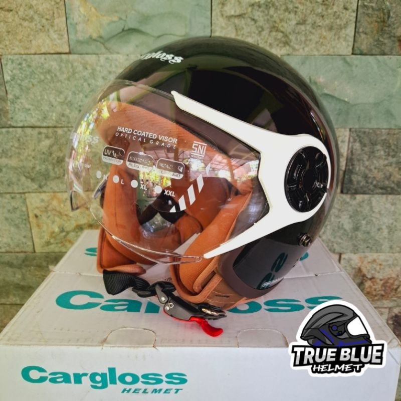 Jual Helm Cargloss Hijab YRH Hitam Original 100% | Shopee Indonesia