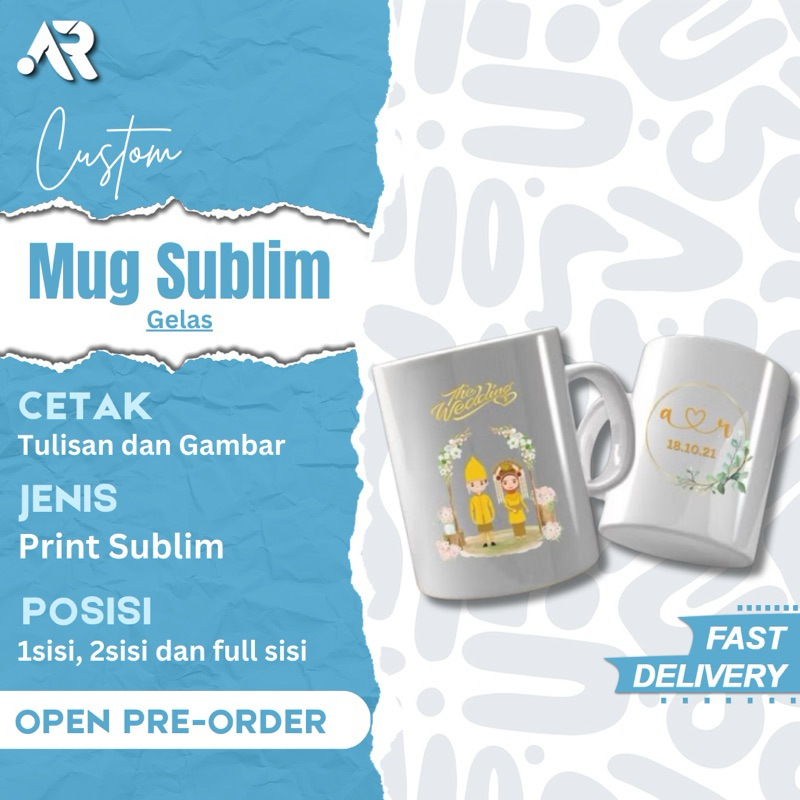 Jual Custom Mug - Print Sublim | Shopee Indonesia