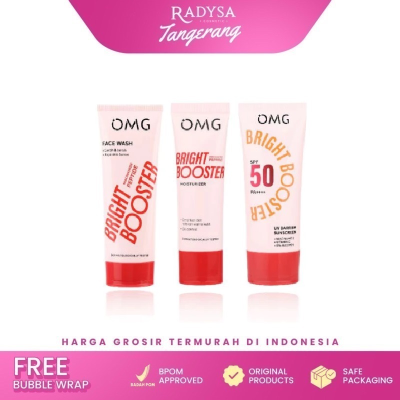 Jual 𝐑𝐀𝐃𝐘𝐒𝐀 𝐓𝐆𝐑 - OMG Oh My Glow Bright Booster Face Wash 50ml & 100ml ...