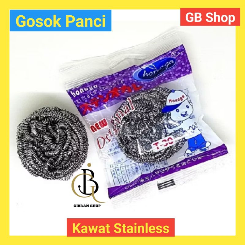 Jual kawat gosok panci kawat gosok piring stainless | Shopee Indonesia