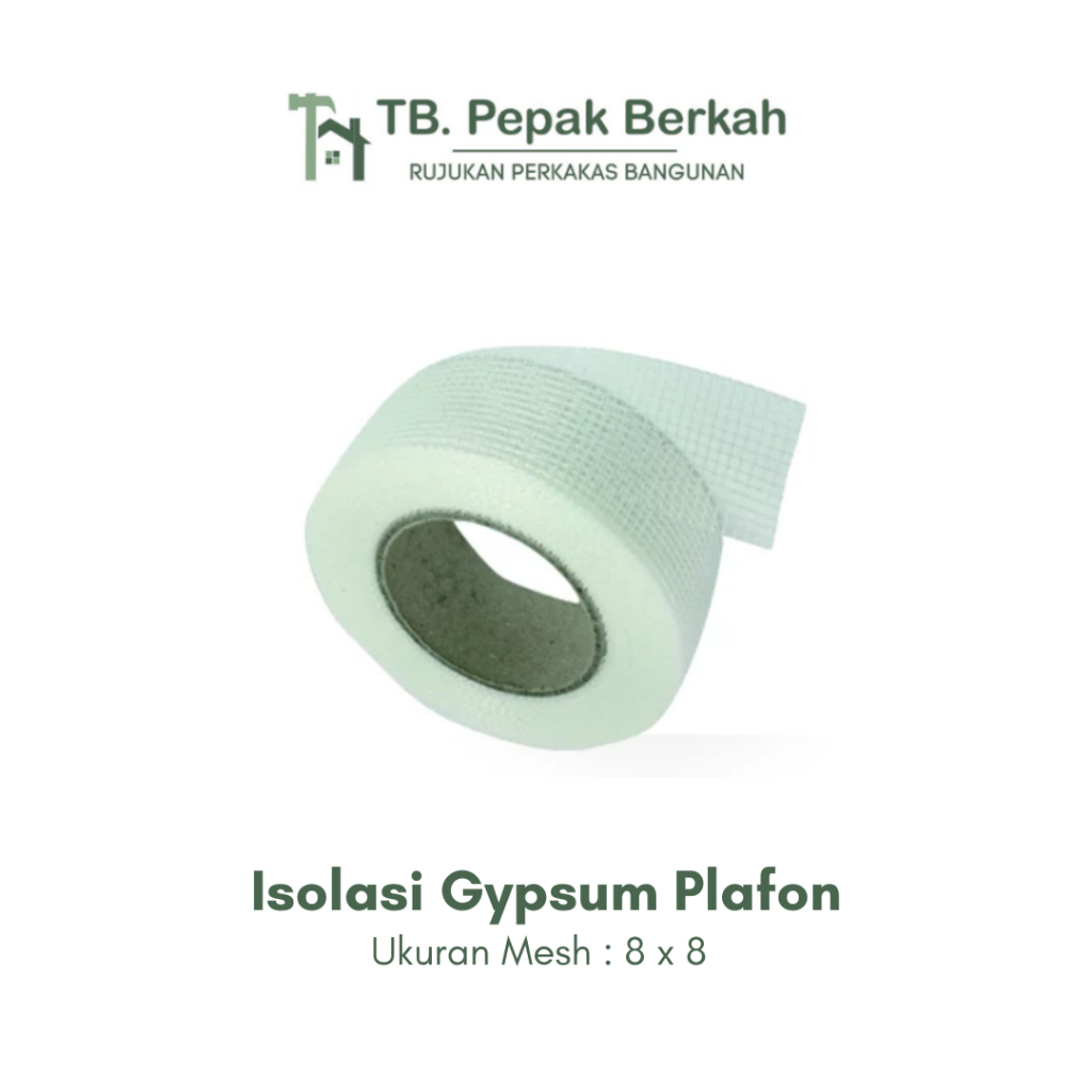 Jual Isolasi Gypsum Plafon Fiberglass Kasa Gypsum Lakban Gypsum ...