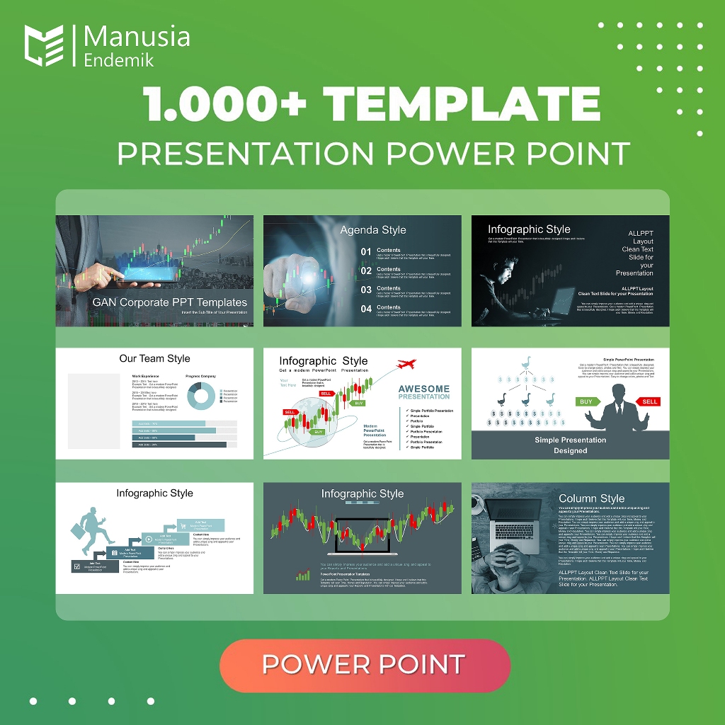 Jual 1000+ Template Powerpoint | PPT Power Point | Presentasi | Sempro ...