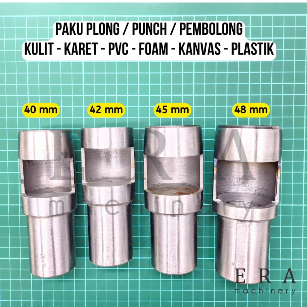 Jual Pelubang Pembolong Kulit Paku PLONG 40 42 45 48MM Punch Hollow ...