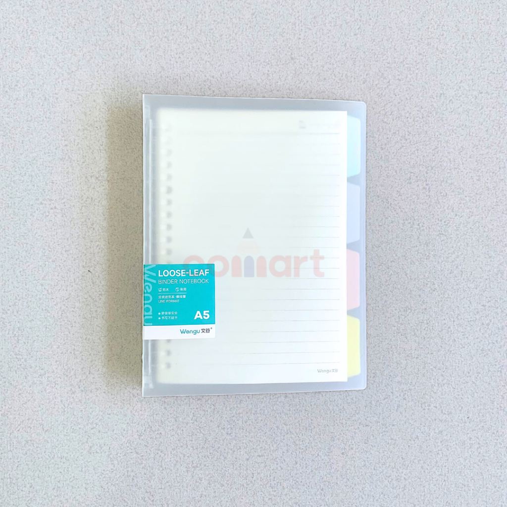 Jual Map Binder Wengu A5 B5 Polos Transparant B0241- Binder Note B5 ...