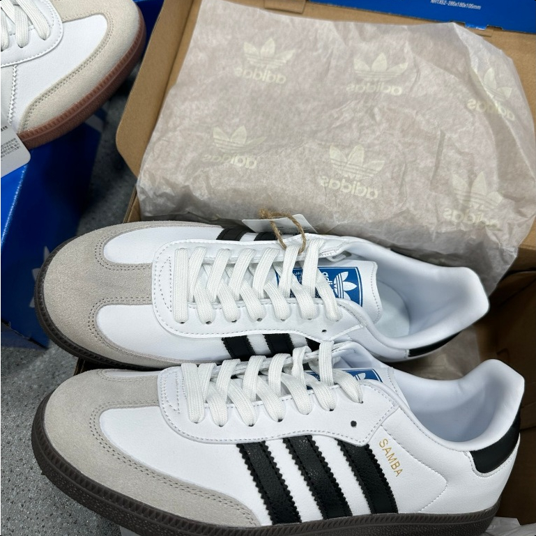 Jual Sepatu Adidas Samba OG White Black Gum Original Box | Shopee Indonesia