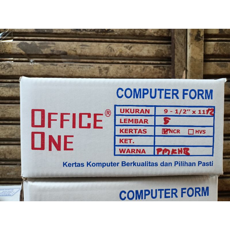 Jual Kertas Continous Form 5 ply dan 5 ply bagi 2 OFFICE ONE | Shopee ...