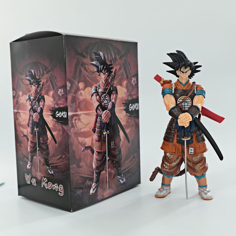 Jual dragon ball son goku samurai super saiyan action figure | Shopee ...